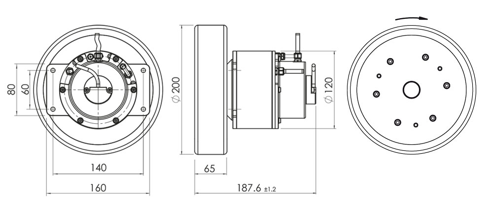 PMSG Wheel Hub Motors with Gears - HEINZMANN Electric Motors